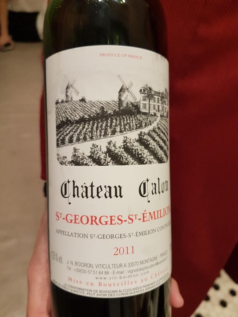 2011 Château Calon Saint-Georges-Saint-Émilion, France, Bordeaux ...