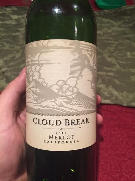 2014 Cloud Break Merlot, USA, California, Central Coast - CellarTracker