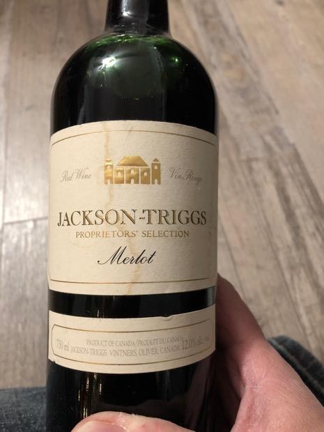 1995 Jackson-Triggs Merlot Proprietor's Reserve, Canada, British ...