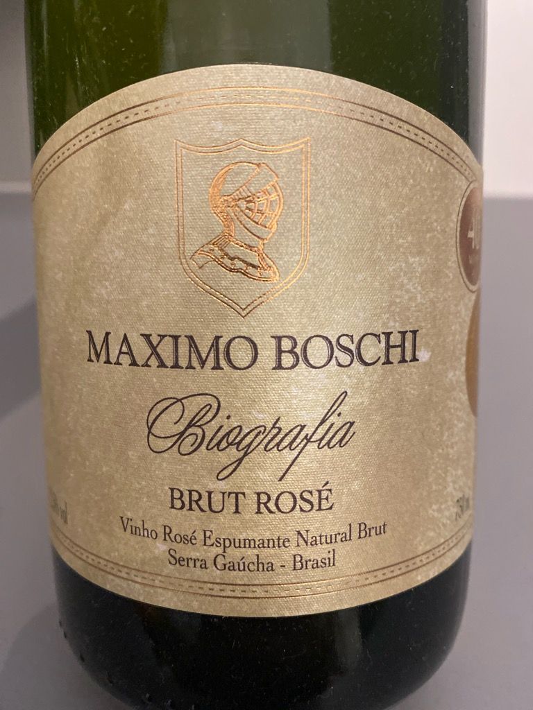 2017 Maximo Boschi Biografia Brut Rosé, Brazil, Rio Grande do Sul ...