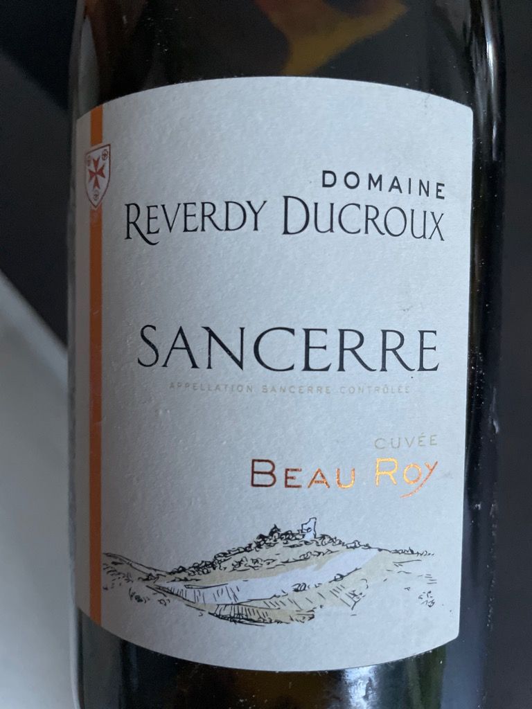 2019 Domaine Reverdy-Ducroux Sancerre Beau Roy, France, Loire Valley ...
