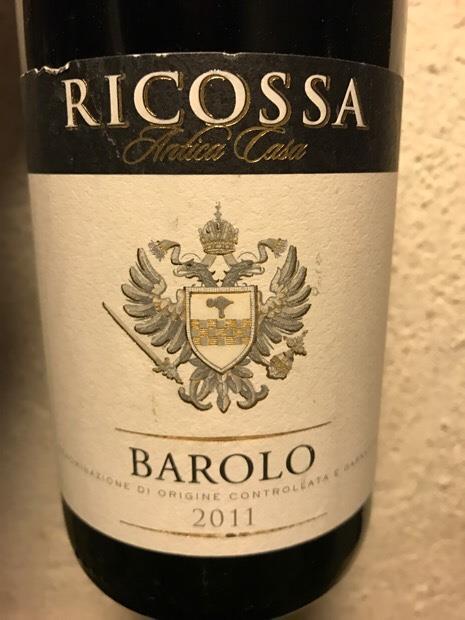 2011 Ricossa Barolo, Italy, Piedmont, Langhe, Barolo - CellarTracker