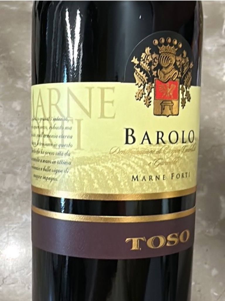 2018 Toso Barolo Marne Forti, Italy, Piedmont, Langhe, Barolo ...