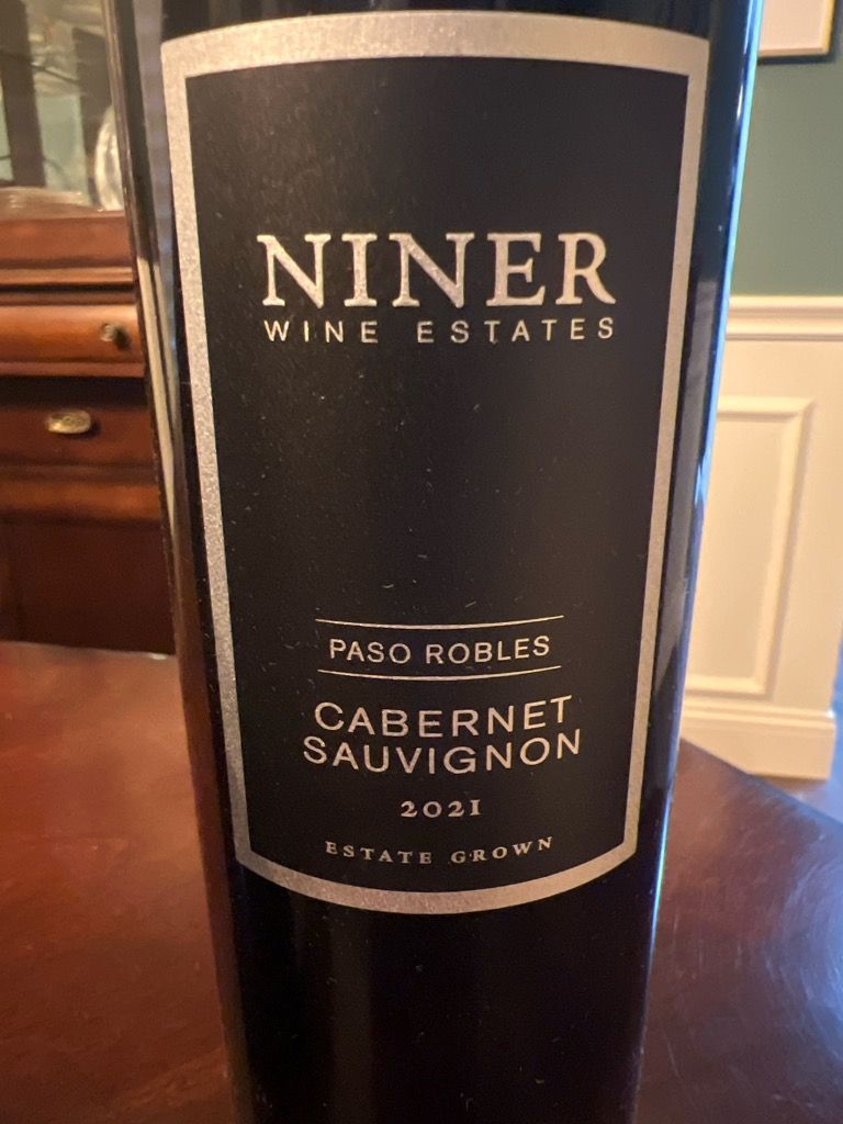 2021 Niner Wine Estates Cabernet Sauvignon, USA, California, Central ...