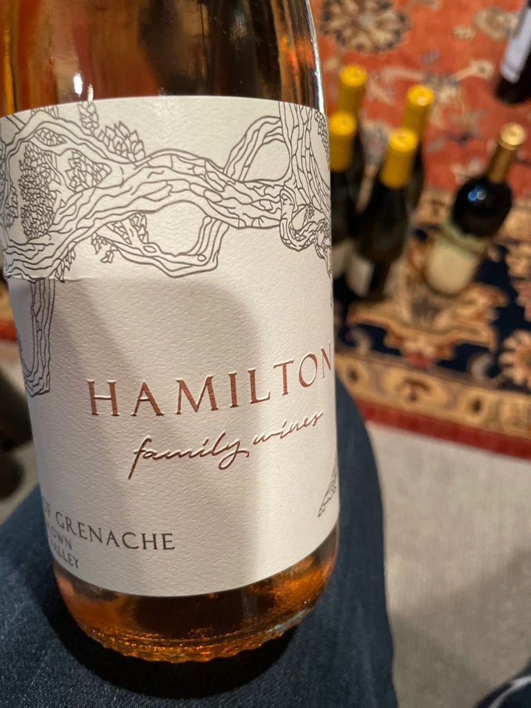 2021 Hamilton Family Wines Rosé of Grenache Henstooth Vineyard, USA ...