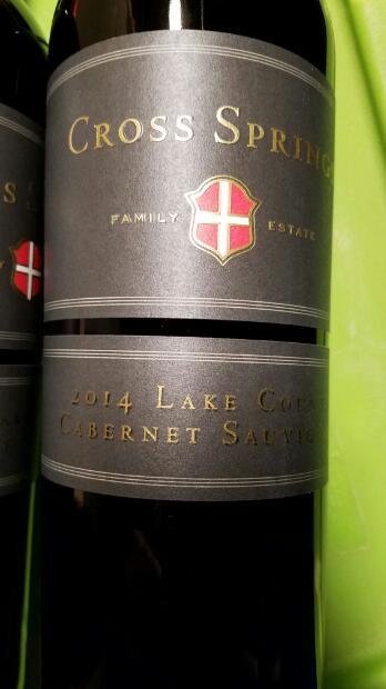 2014 Cross Springs Cabernet Sauvignon Reserve, USA, California, North ...