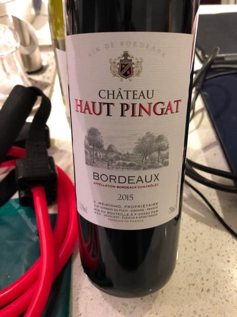 2015 Château Haut Pingat, France, Bordeaux - CellarTracker