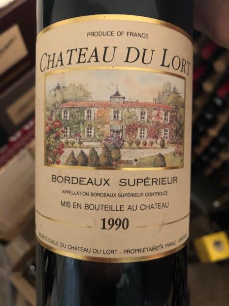 1990 Château du Lort, France, Bordeaux - CellarTracker