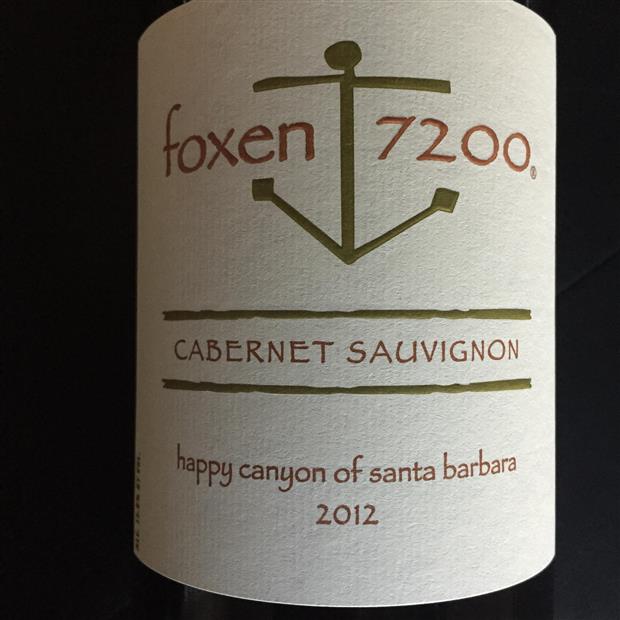 2007 Foxen Cabernet Sauvignon 7200 Happy Canyon of Santa Barbara, USA ...