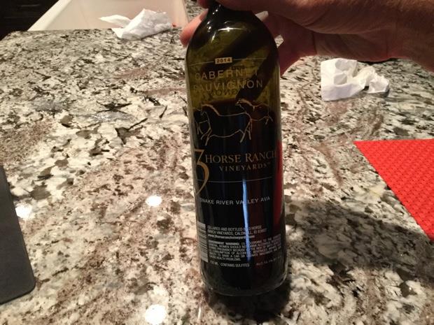2013 3 Horse Ranch Vineyards Cabernet Sauvignon, USA, Idaho, Snake ...
