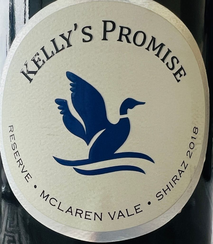 2018 Kelly's Promise Shiraz Reserve, Australia, South Australia ...