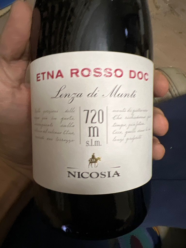 2019 Cantine Nicosia Etna Rosso Lenza di Munti, Italy, Sicily, Etna DOC ...
