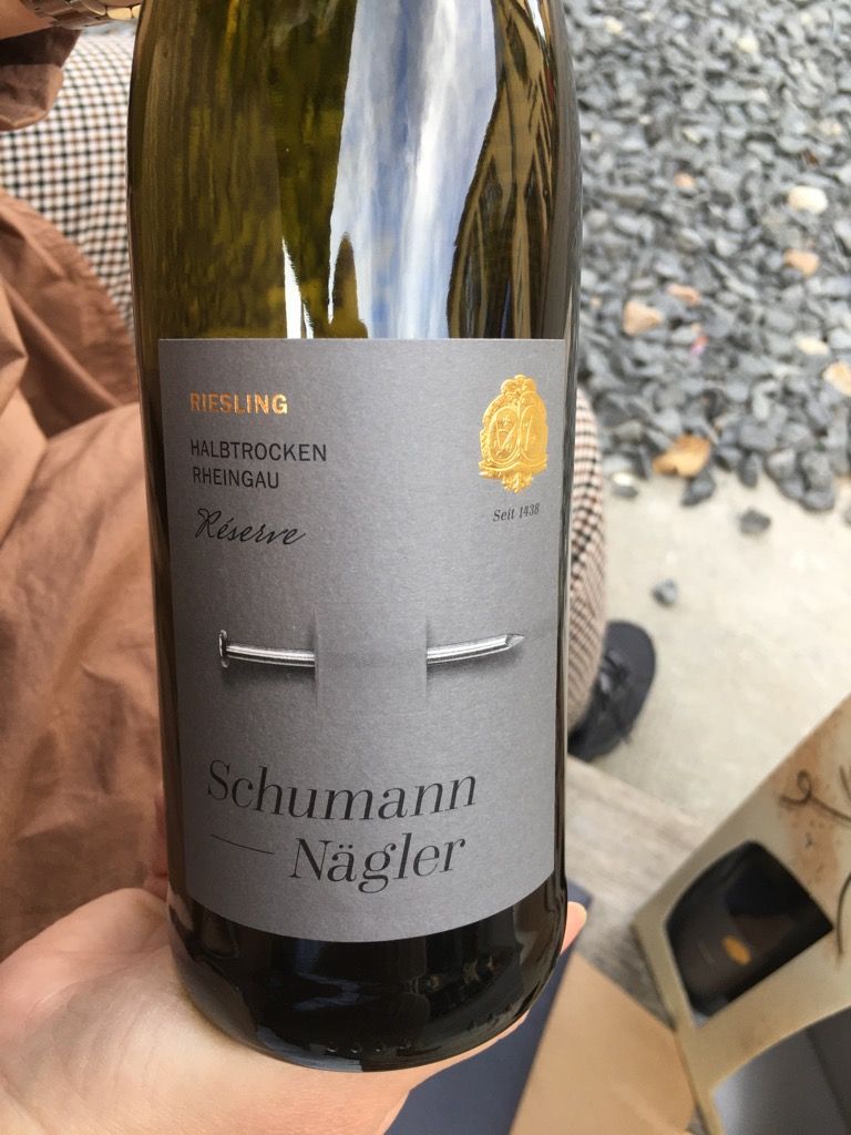 2021 Schumann Nägler Riesling Halbtrocken Reserve, Germany, Rheingau ...