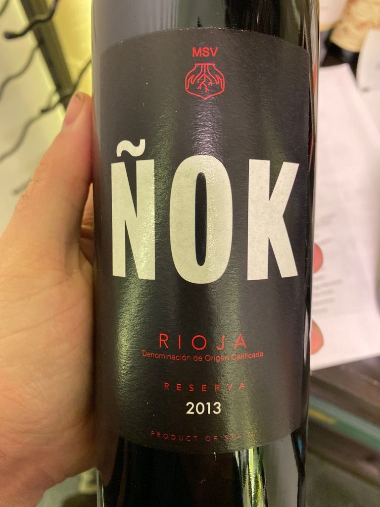 2014 MOG Selections Rioja Ñok Reserva, Spain, La Rioja, Rioja ...
