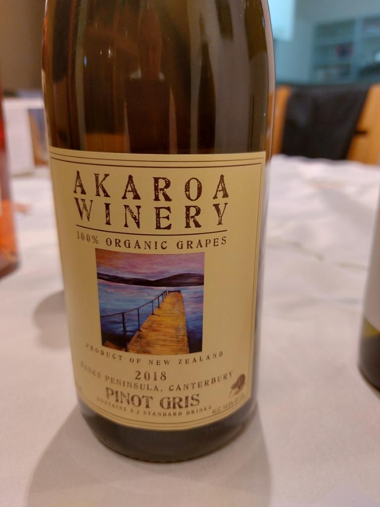 2017 Akaroa Winery Pinot Gris Cuvée Blanc, New Zealand, South Island ...