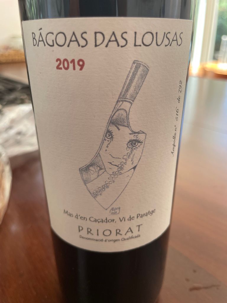 2019 Celler de l'Encastell Priorat Bágoas Das Lousas Mas d'en Cacador ...