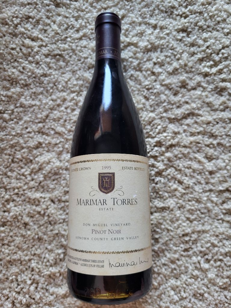 1995 Marimar Estate Pinot Noir Don Miguel Vineyard, USA, California ...