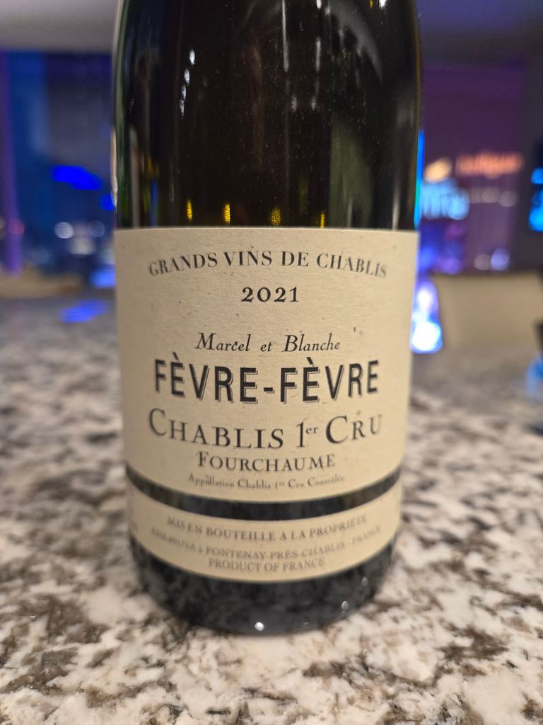 2022 Marcel et Blanche Fèvre Chablis 1er Cru Fourchaume, France ...