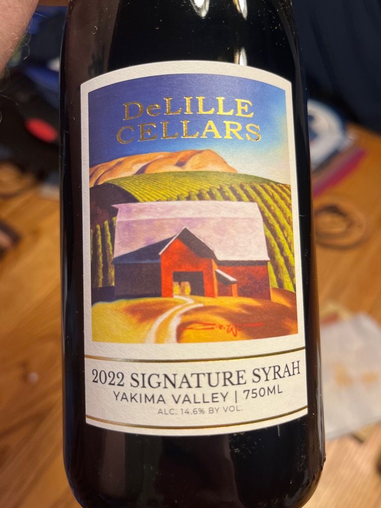 2022 DeLille Cellars Syrah Signature, USA, Washington, Columbia Valley ...