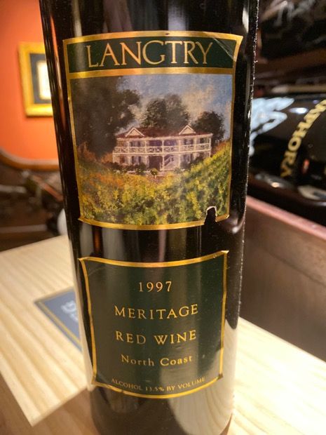 2005 Langtry Langtry Meritage Red, USA, California, North Coast, Lake ...