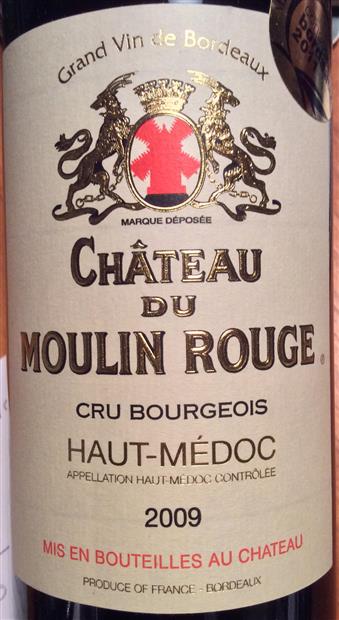 2009 Château du Moulin-Rouge, France, Bordeaux, Médoc, Haut-Médoc ...