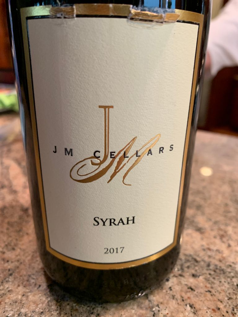 2017 JM Cellars Syrah, USA, Washington, Columbia Valley - CellarTracker