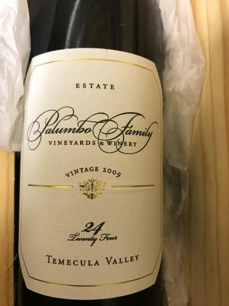2009 Palumbo Family Shiraz/Cabernet Sauvignon "24" Palumbo Family, USA ...