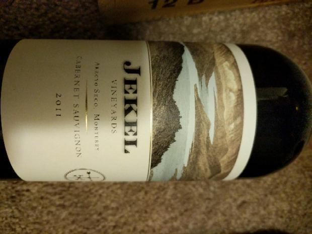 2011 Jekel Vineyards Cabernet Sauvignon, USA, California, Central Coast ...