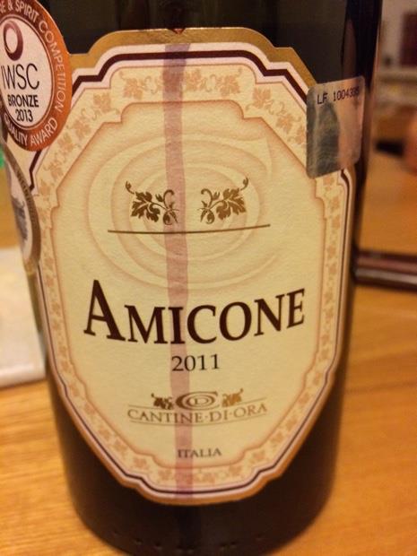 2011 Cantine di Ora Amicone, Italy, Veneto, Veneto IGT - CellarTracker