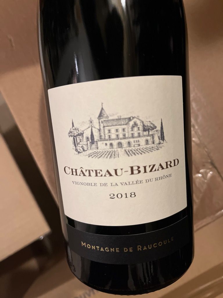 2018 Château Bizard Grignan-les-Adhémar Montagne de Raucoule, France ...