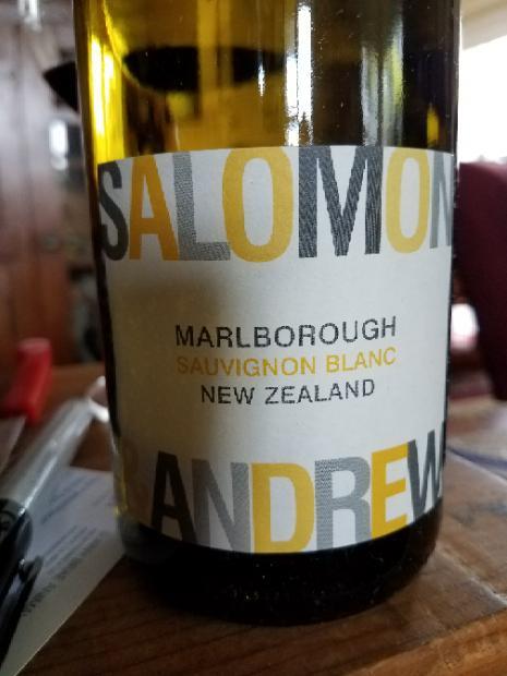 2015 Wineworks Marlborough Sauvignon Blanc Salomon & Andrew, New ...