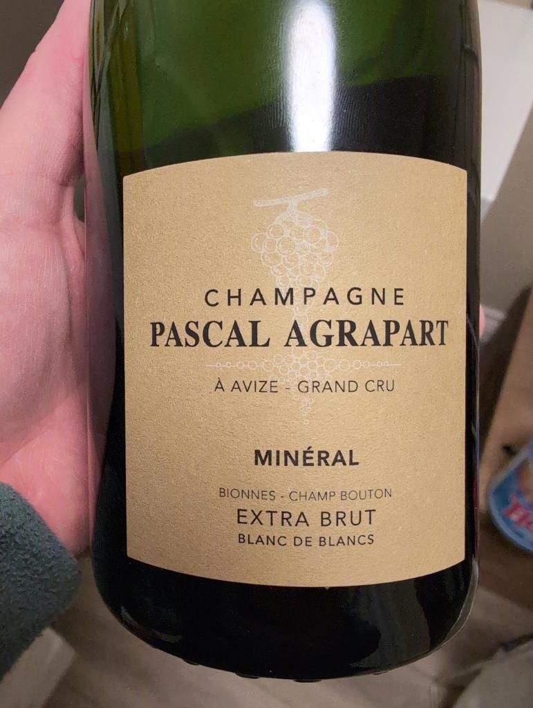 2018 Agrapart Champagne Grand Cru Minéral Blanc de Blancs Extra Brut ...