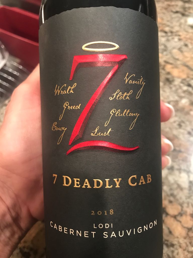 2018 Michael-David Vineyards Cabernet Sauvignon 7 Deadly Cab, USA ...