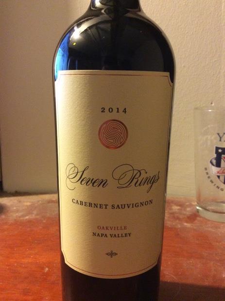 2014 Seven Rings Cabernet Sauvignon, USA, California, Napa Valley ...