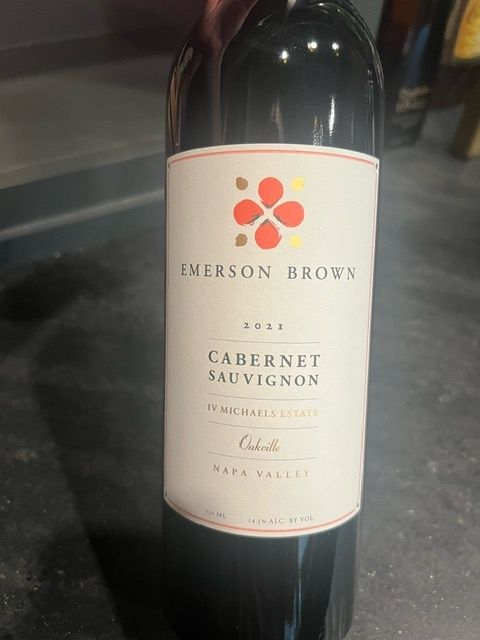 2021 Emerson Brown Cabernet Sauvignon IV Michaels Estate, USA ...