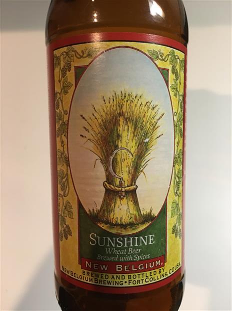 NV New Belgium Brewing Company Wheat Beer Sunshine, USA, Colorado ...