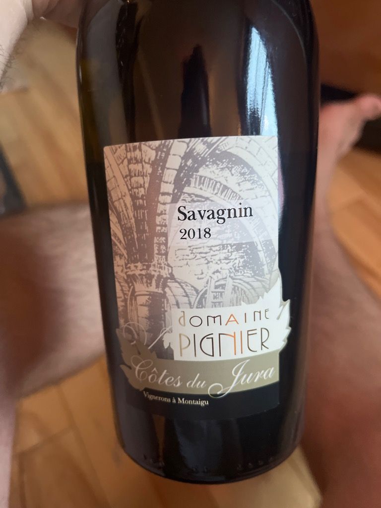 2018 Domaine Pignier Savagnin Côtes du Jura, France, Jura, Côtes du ...