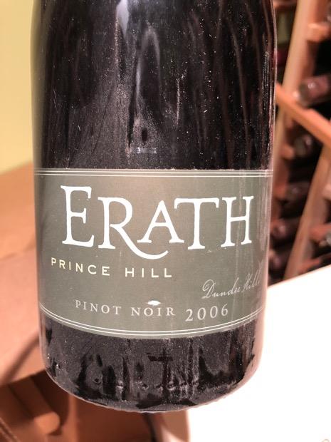 2006 Erath Pinot Noir Prince Hill, USA, Oregon, Willamette Valley ...