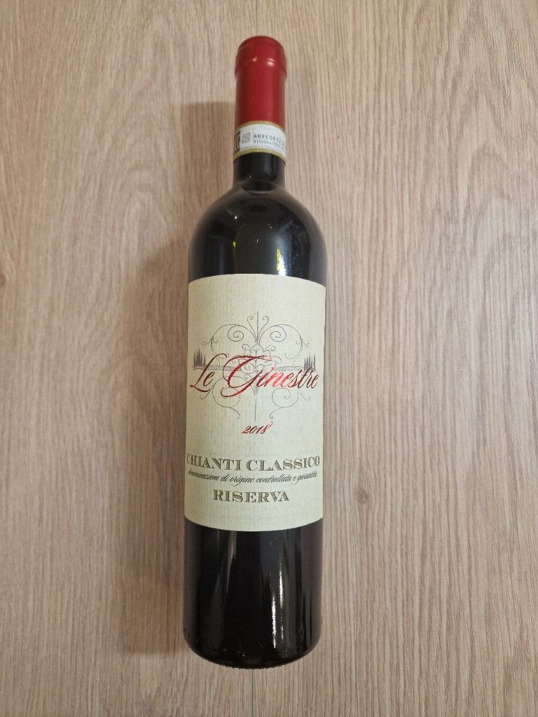 2018 Le Ginestre Chianti Classico Riserva, Italy, Tuscany, Chianti ...