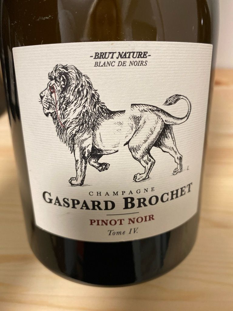 NV Gaspard Brochet Champagne Brut Nature Lion Tome IV, France ...