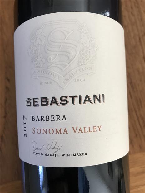 2018 Sebastiani Vineyards & Winery Barbera, USA, California, Sonoma ...