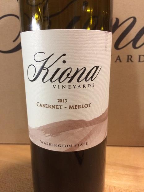 2013 Kiona Cabernet-Merlot, USA, Washington - CellarTracker