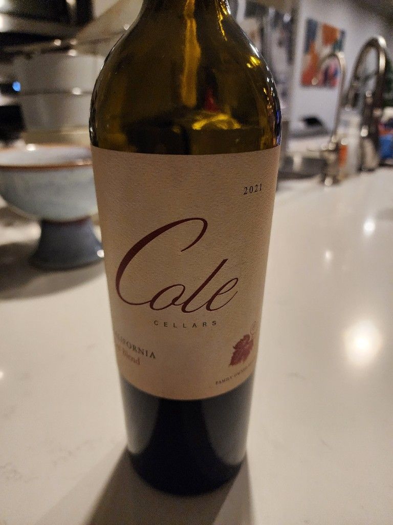 2020 Cole Cellars Red Blend, USA, California - CellarTracker