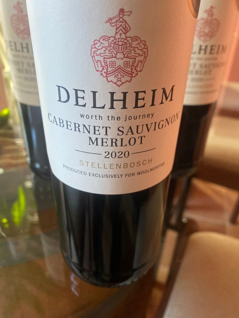 2020 Delheim Cabernet-Merlot, South Africa, Coastal Region ...