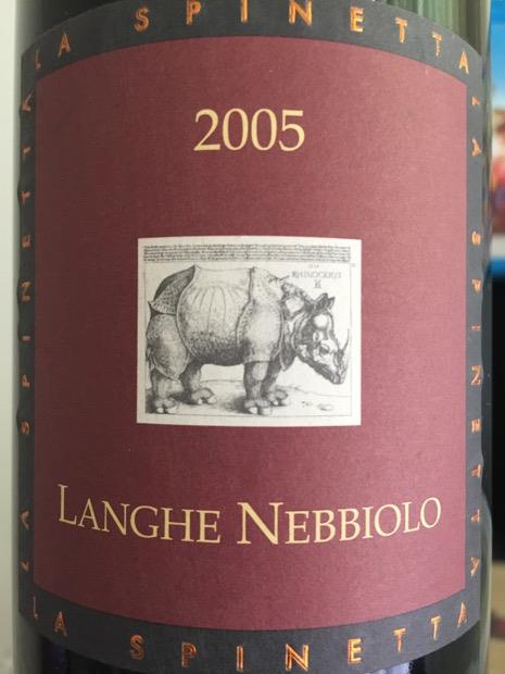 2000 La Spinetta (Rivetti) Langhe Nebbiolo Campe' Della Spinetta, Italy ...