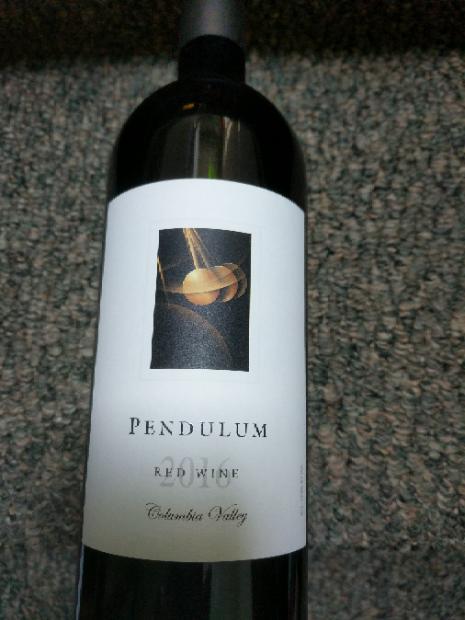2017 Pendulum Red Table Wine, USA, Washington, Columbia Valley ...
