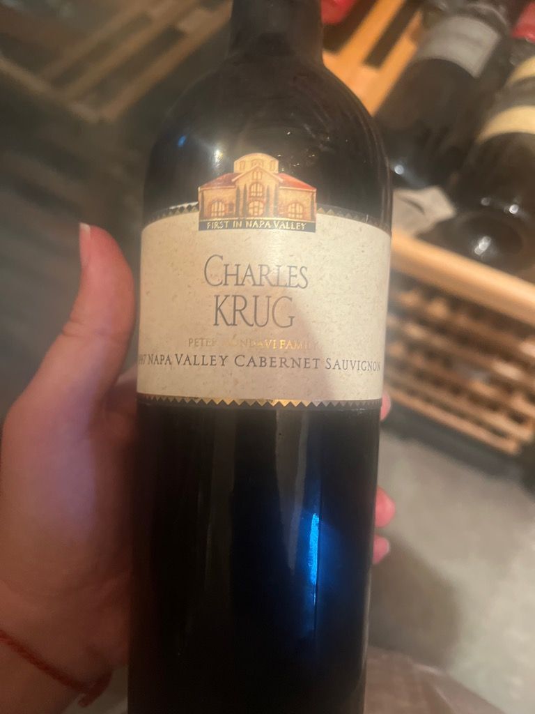 1997 Charles Krug Winery (Peter Mondavi Family) Red Wine, USA ...