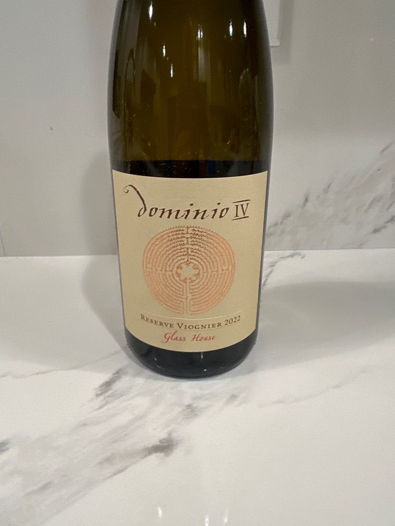 2022 Dominio IV Viognier Reserve Glass House, USA, Oregon/Washington ...