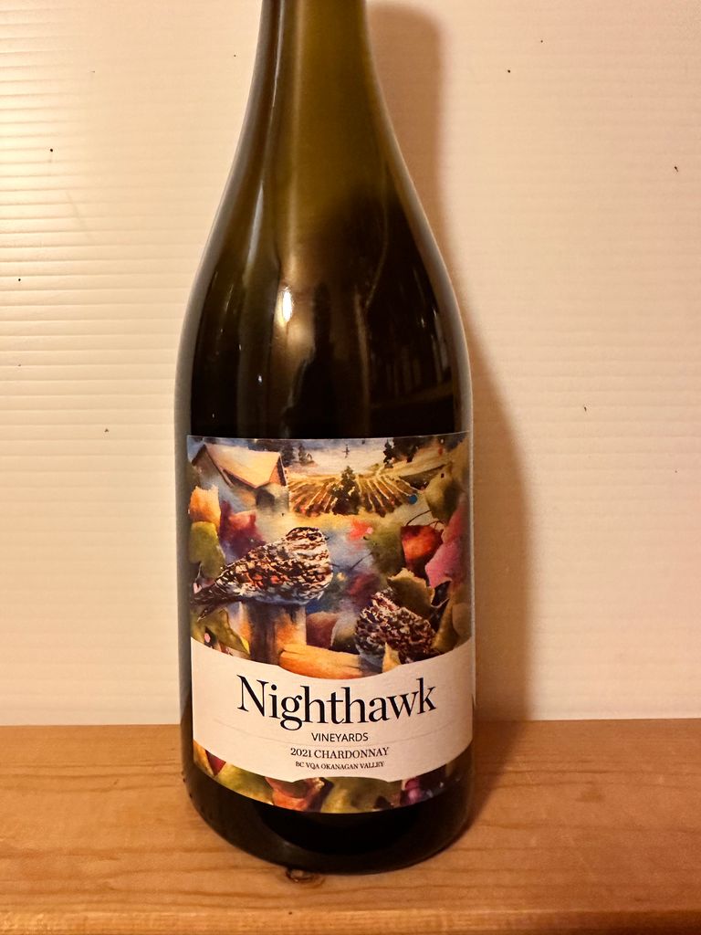 2020 Nighthawk Vineyards Chardonnay, Canada, British Columbia, Okanagan ...