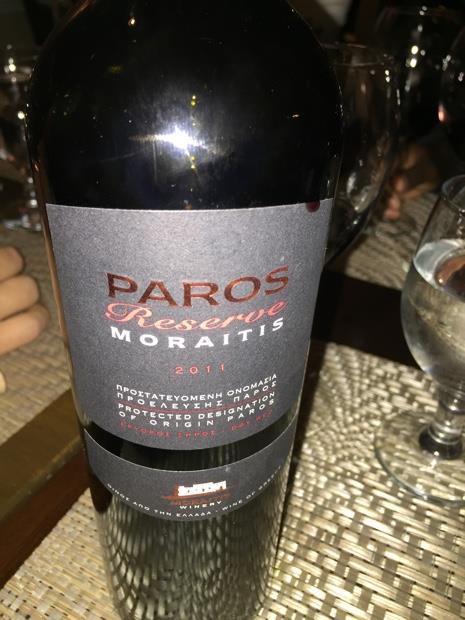 2011 Moraitis Reserve, Greece, Aegean, Cyclades, Paros - CellarTracker